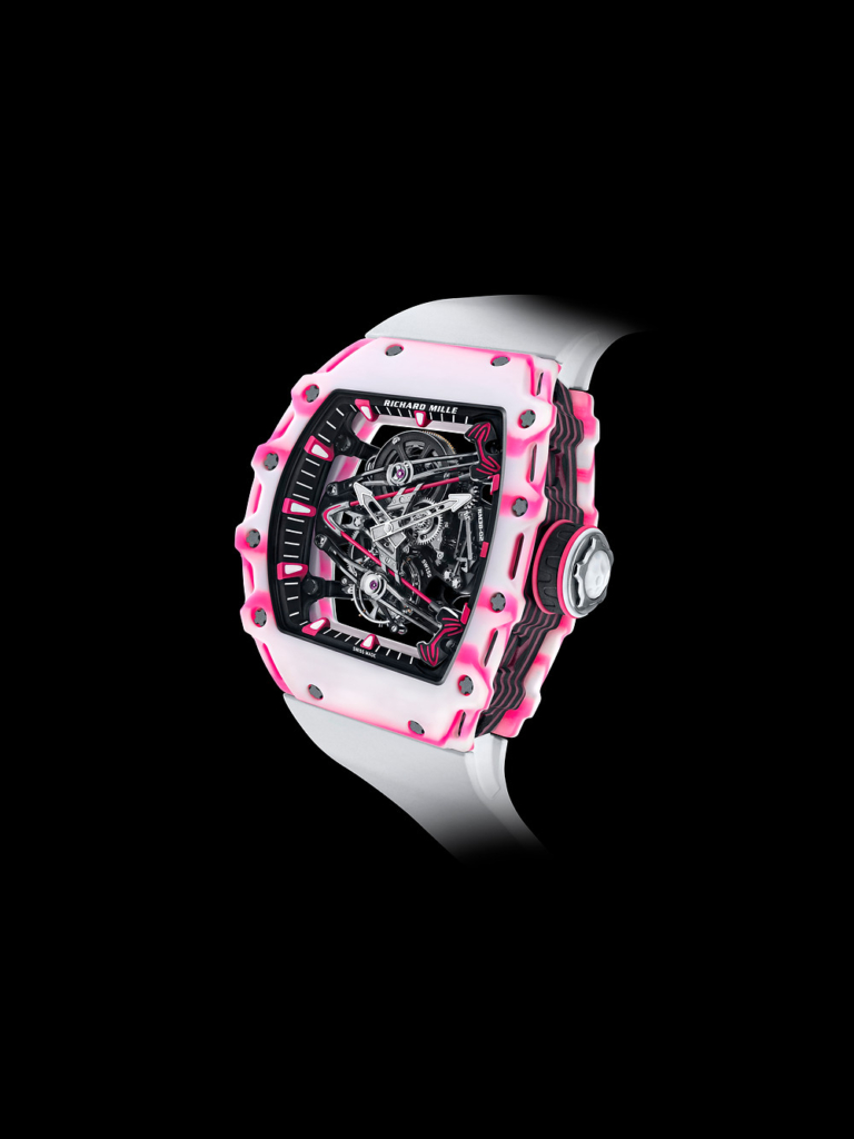 Đồng hồ sắc hồng cao cấp Richard Mille Tourbillon RM 38–02 Bubba Watson ...