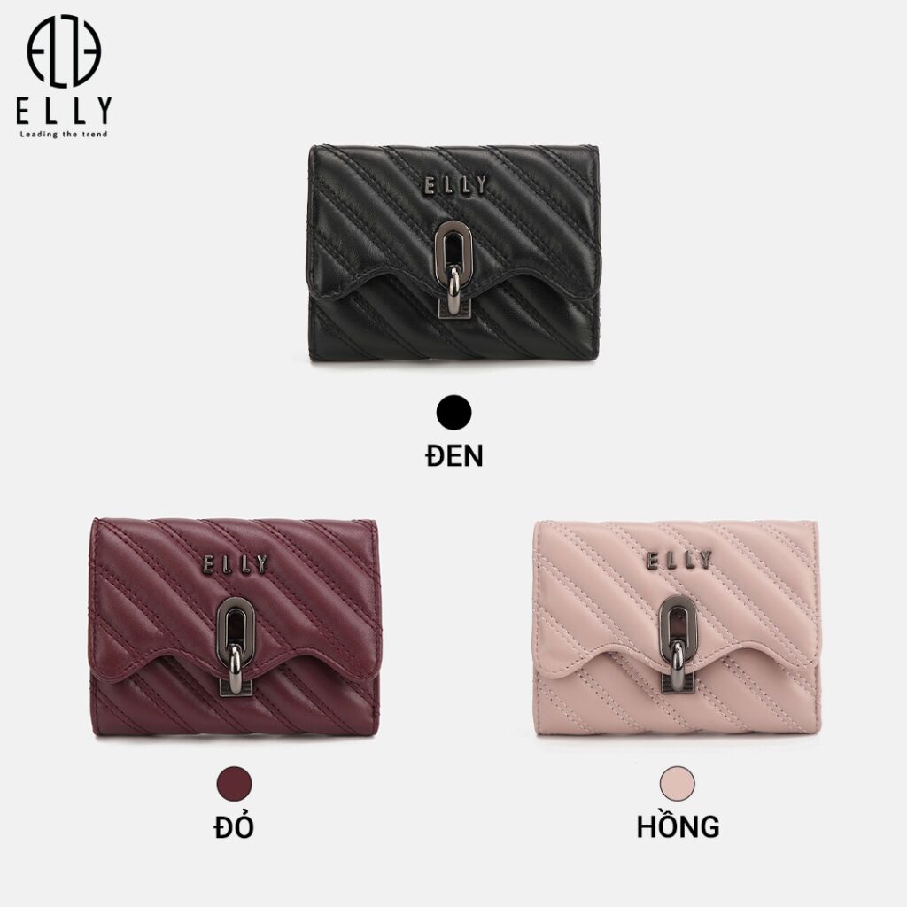 Ví nữ cao cấp da thật ELLY - EV94 | ELLY - TOP 10 Thương Hiệu Nổi Tiếng ...