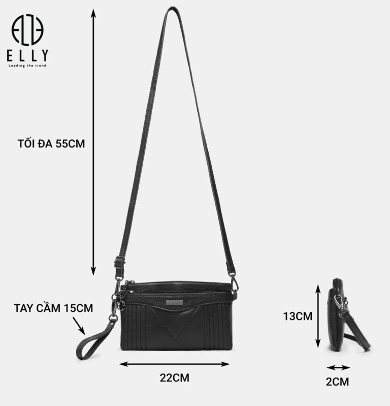 Túi clutch nữ cao cấp da thật ELLY - EC71 | ELLY - TOP 10 Thương Hiệu ...